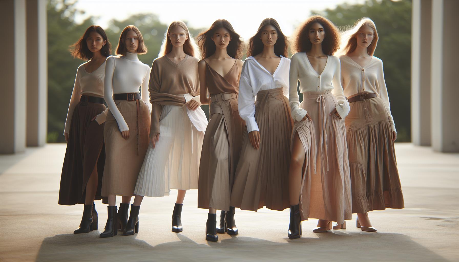 What To Wear With Long Skirts: Styling Secrets For Every Body ...